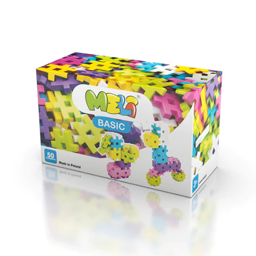 Meli Blocks - Basic Pastel 50 pieces – Olio Mel - little ones